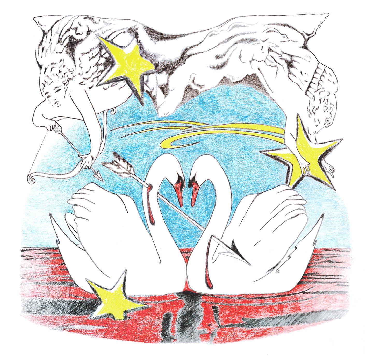 Lia Kantrowitz straddles the hand drawn and digital realm with striking ...