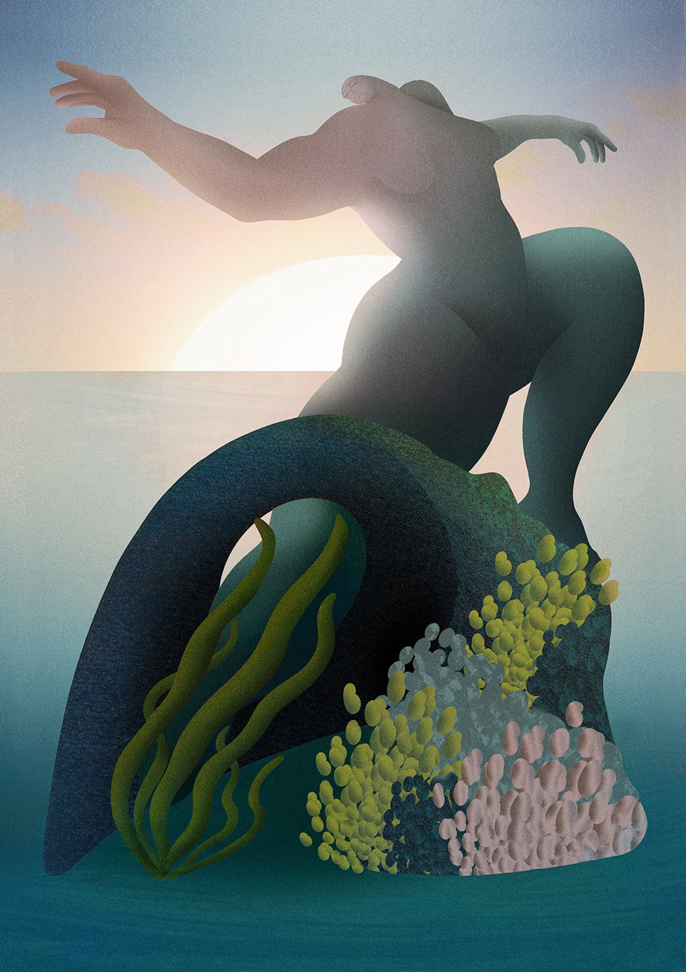 Illustrator Hayley Wall likes “the challenge of distilling something ...